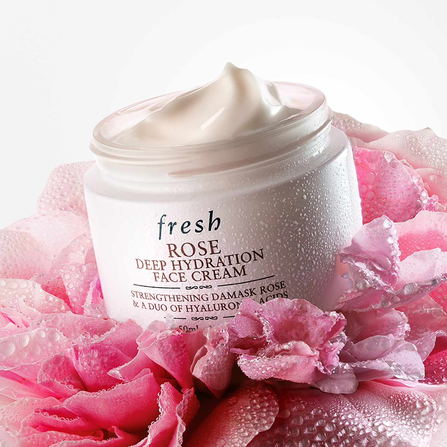 Rose Face Cream - Hyalüronik Asit İçeren Nemlendirici Yüz Kremi FRESH ≡ ...