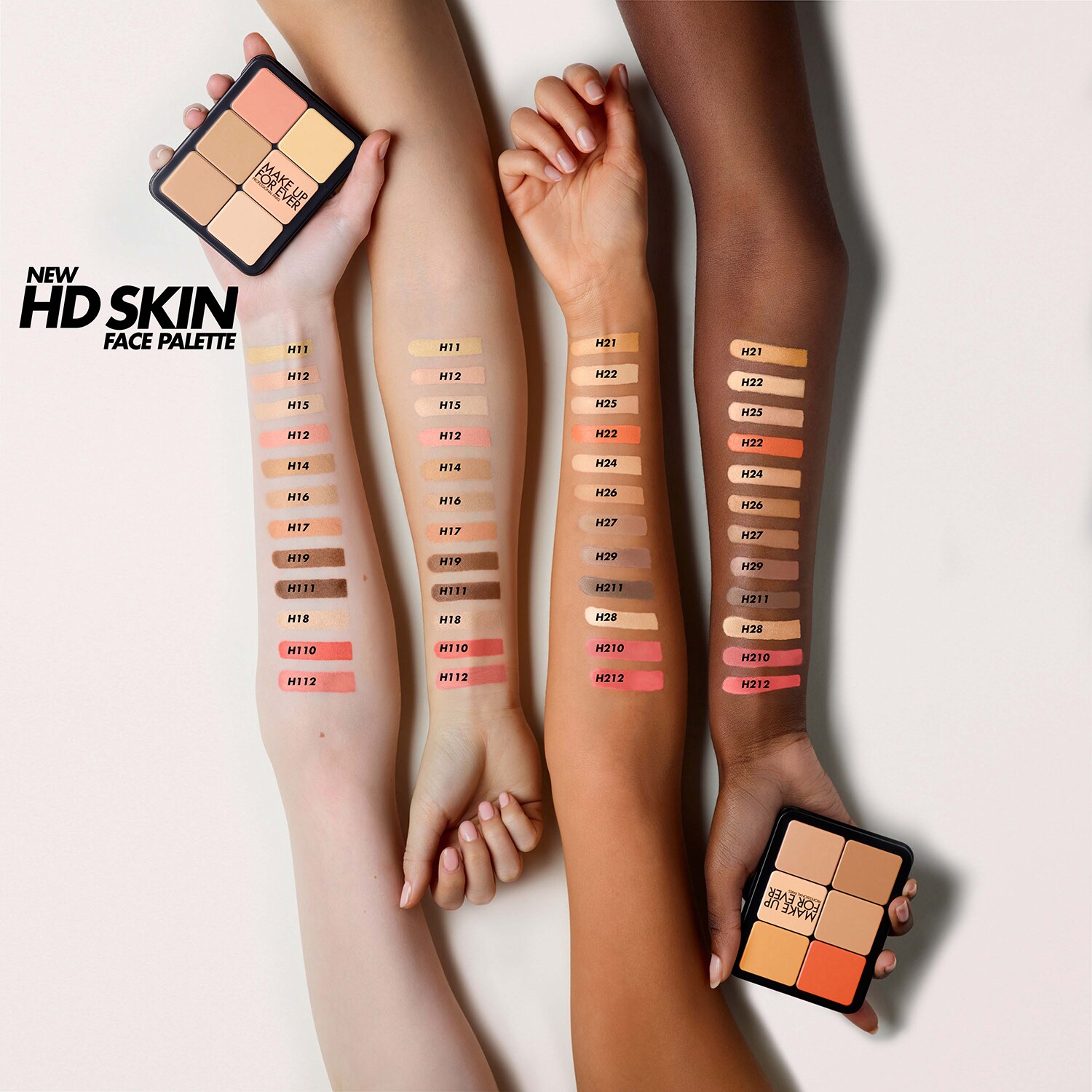 HD Skin All-In-One Palet - Yüz paleti MAKE UP FOR EVER ≡ SEPHORA