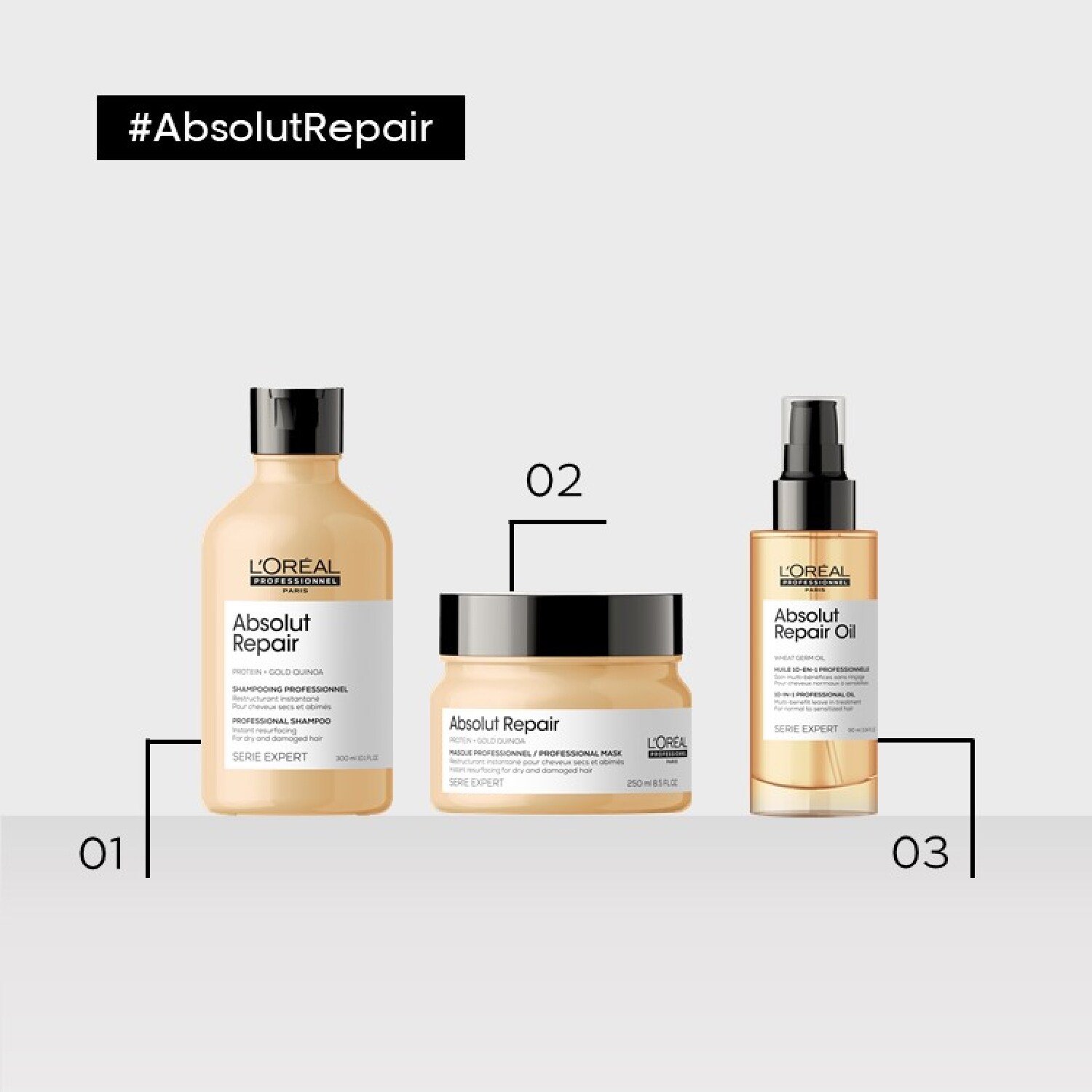 Absolut Repair Mask - Besleyici maske L'Oréal Professionnel ≡ SEPHORA