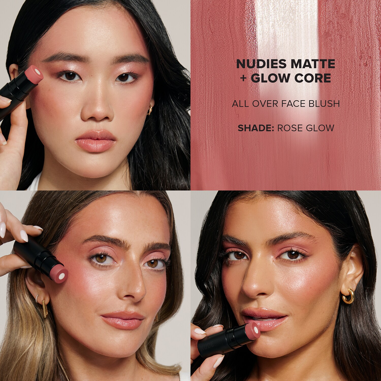 Nudies All Over Face Color Matte + Glow – Krem Allık NUDESTIX ≡ SEPHORA