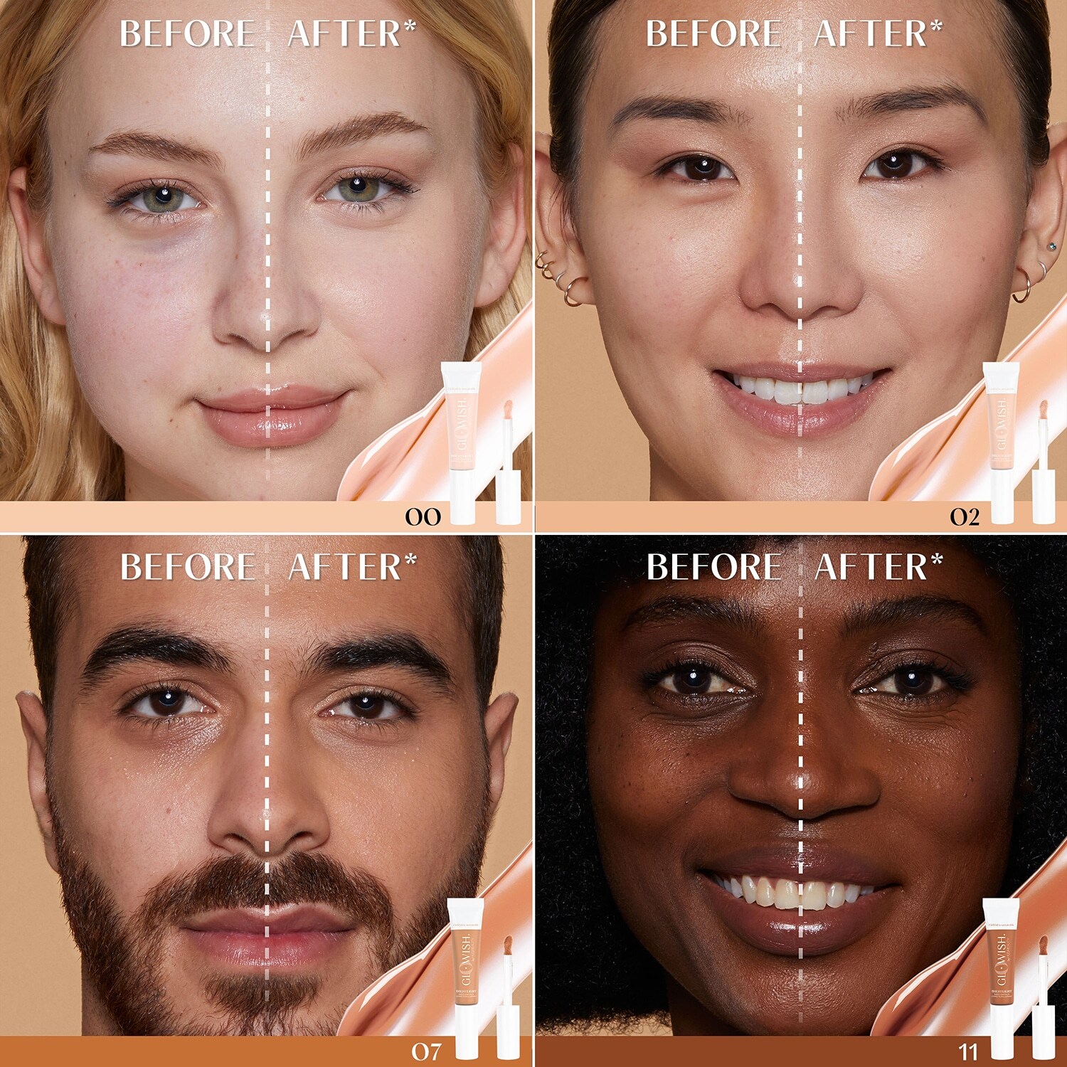 GloWish Bright Light Sheer - Kapatıcı HUDA BEAUTY ≡ SEPHORA