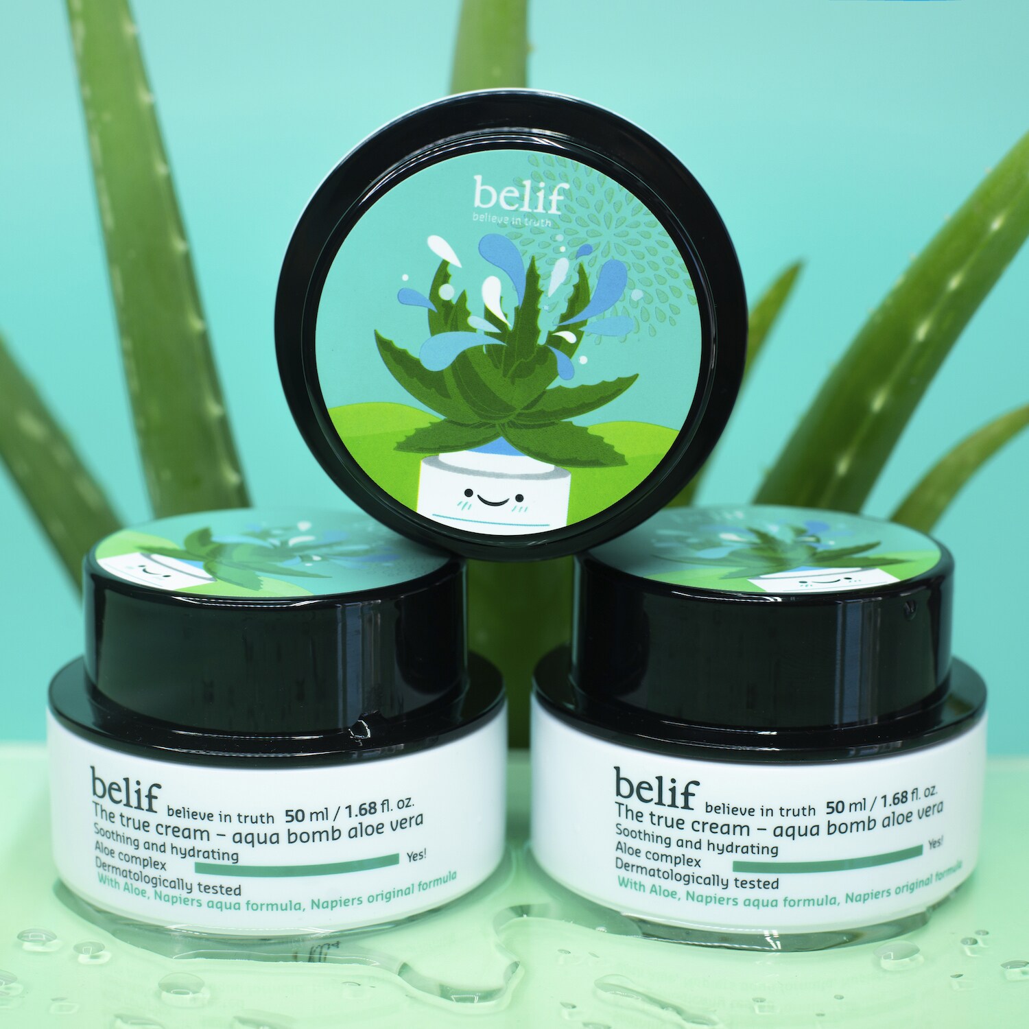 The True Cream Aqua Bomb Aloe Vera - Nemlendirici ve Yatıştırıcı Jel ...